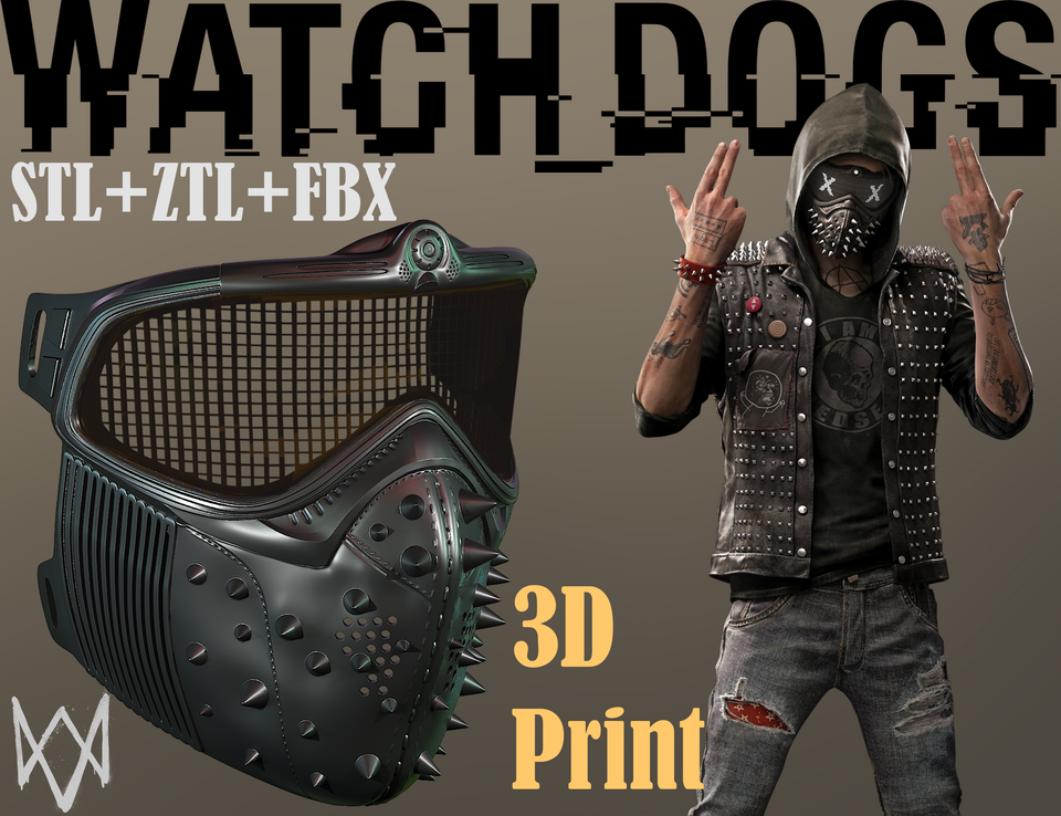 WRENCH FROM WATCHDOGS 3D PRINT