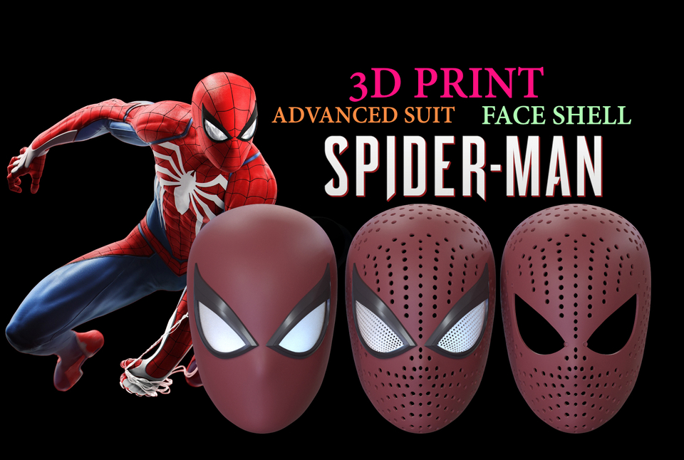 SPIDER MAN FACESHELL