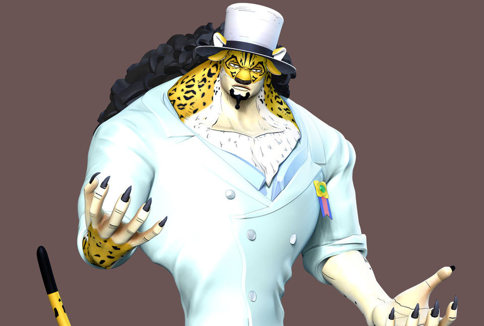 Rob Lucci beast form Leopard - One Piece