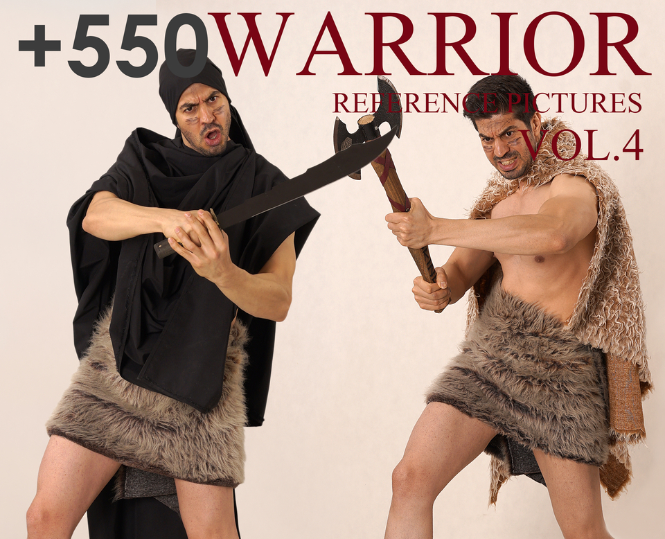 550+ Warrior Character Poses Reference pictures
