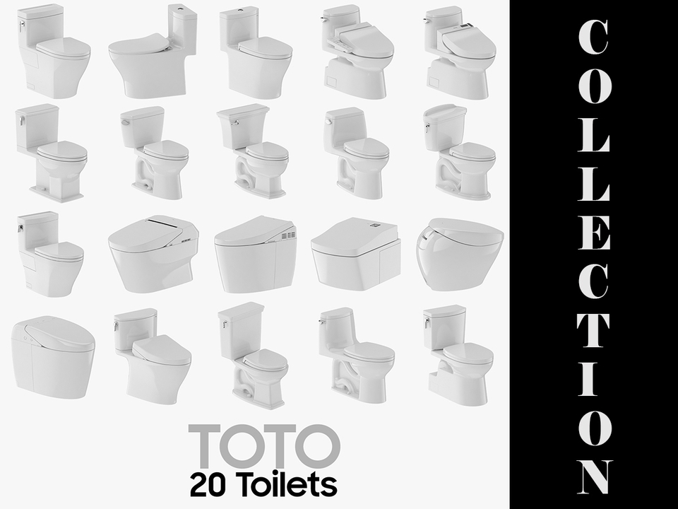 20 Models TOTO Toilet Collection