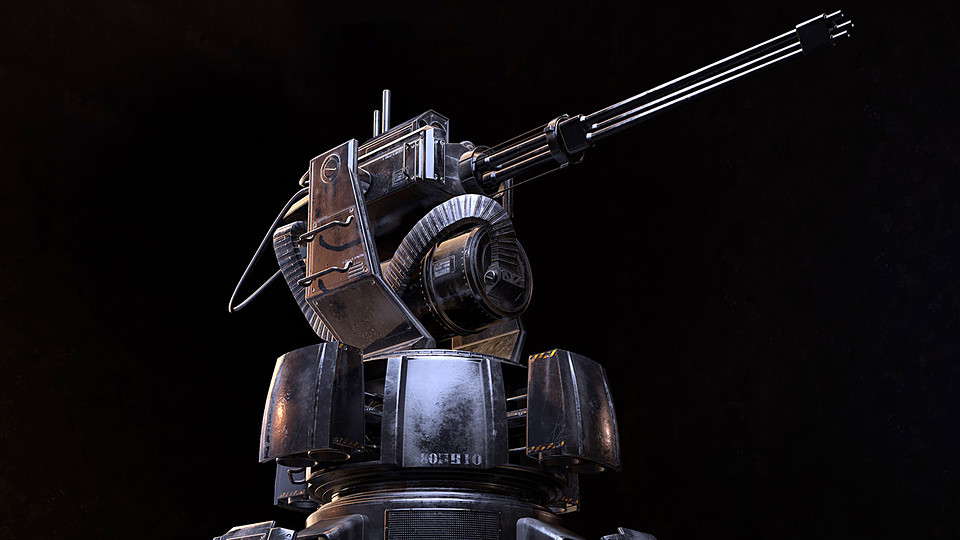 Rocket Turret - Game Ready