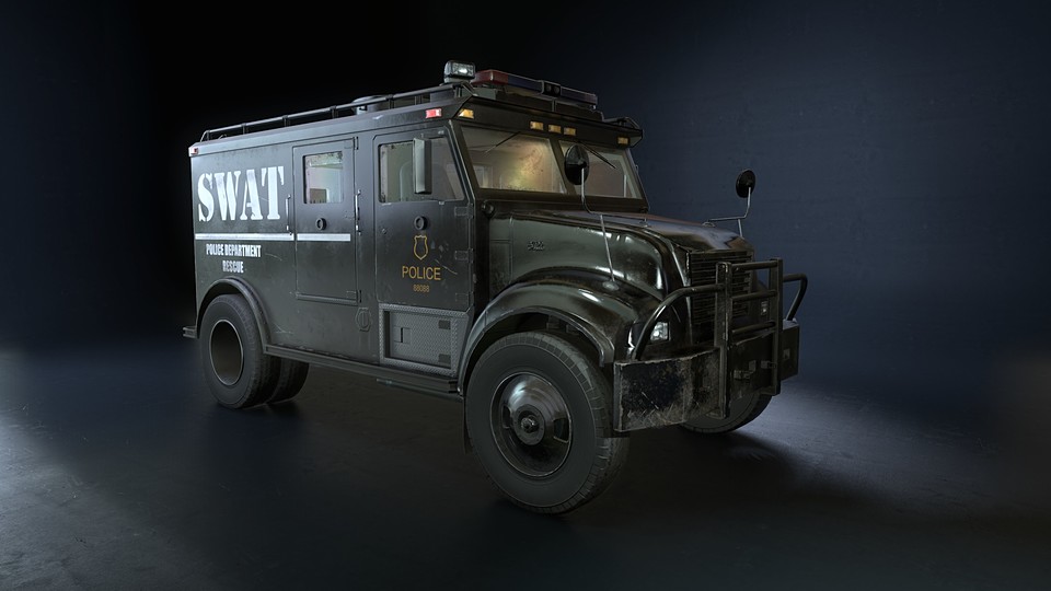SWAT Van - Game Ready