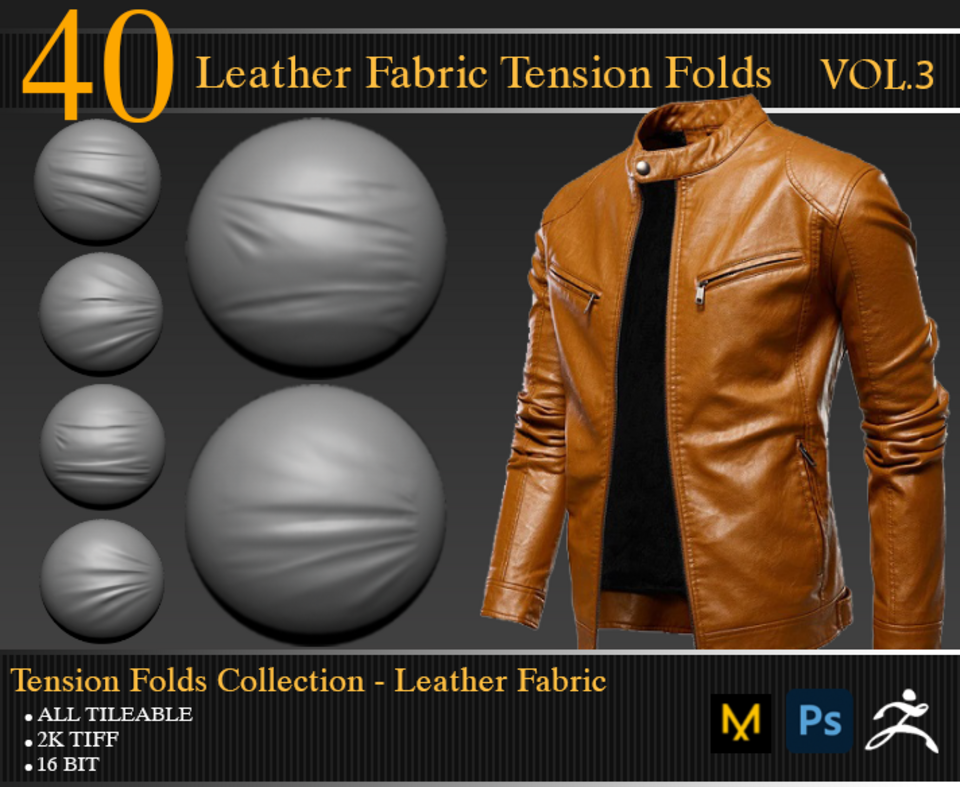 40 leather Tension Folds Collection_ VOL.03
