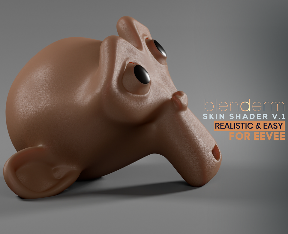 Blenderm V1 - Realistic Skin Shader for Blender