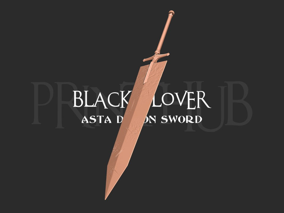 Asta Demon Slayer Sword - Black Clover Weapon