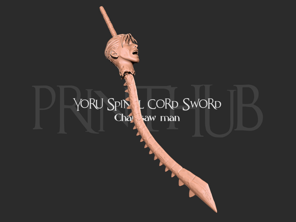 Chainsaw man Yoru Spinal Cord Sword Cosplay