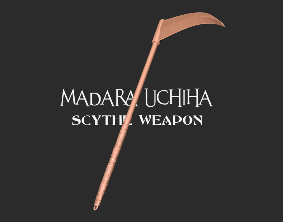Naruto Madara scythe Weapon