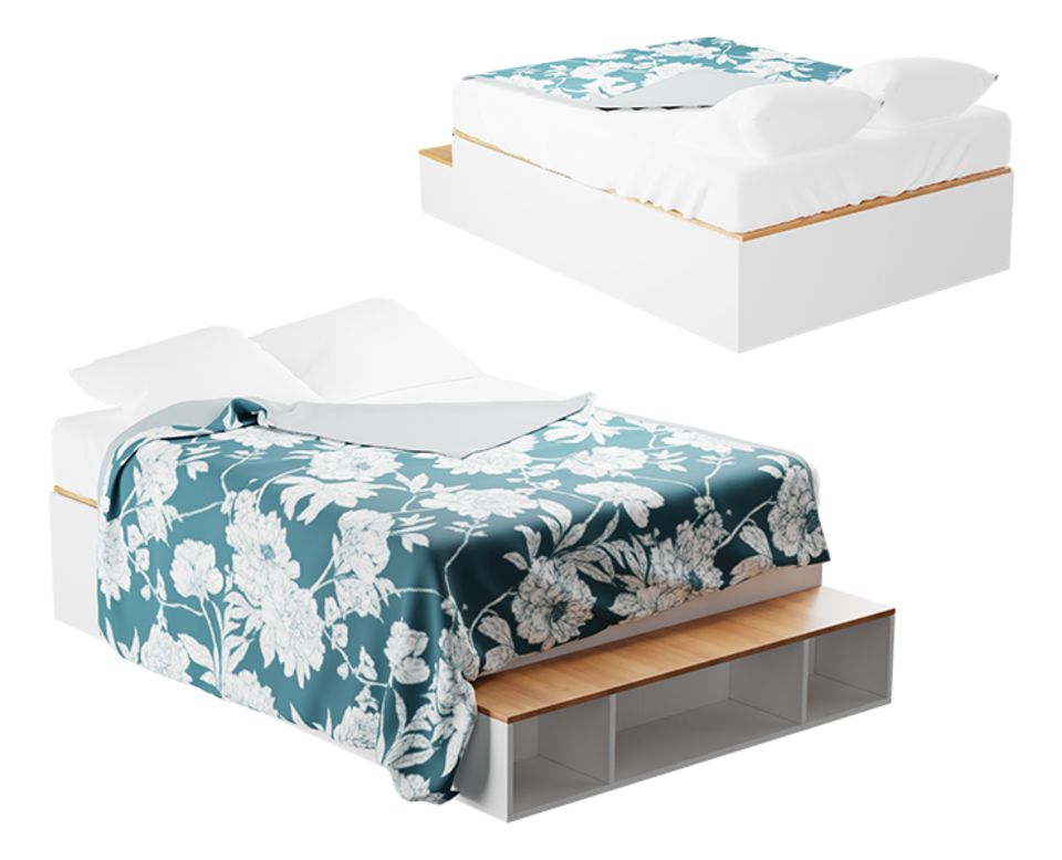 Classic Wooden Spindle Bed