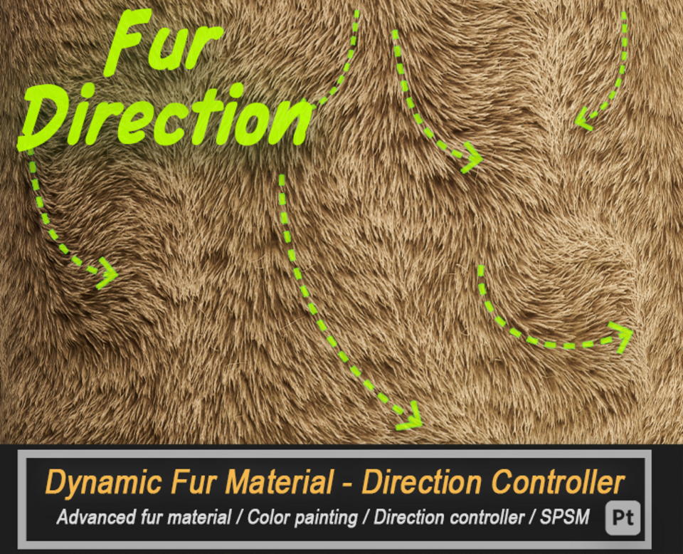 Dynamic Fur Material - Direction Controller