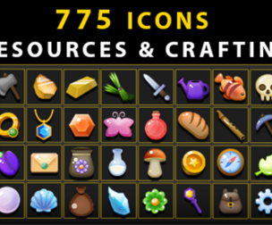 Icons: Crafting, Tools, Foraging, Herbalism
