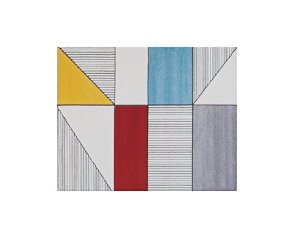Colorblock Comfort Rug