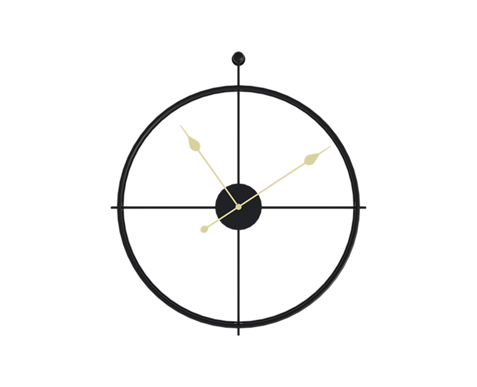 Elegant Orbit Wall Clock