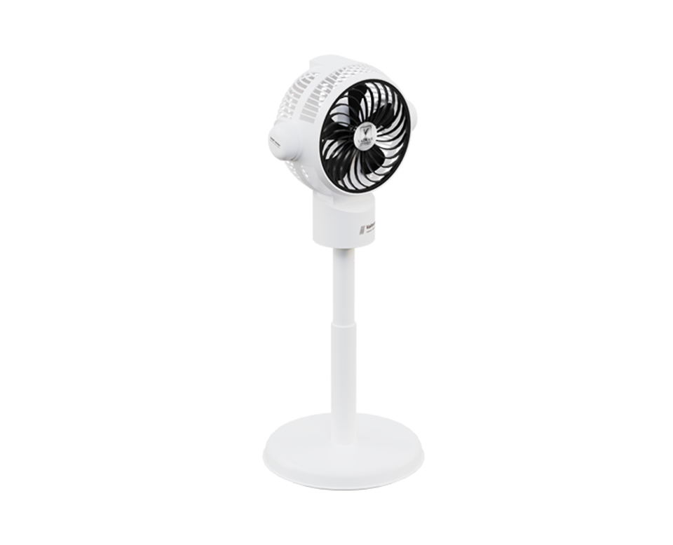 Elegant White Pedestal Fan