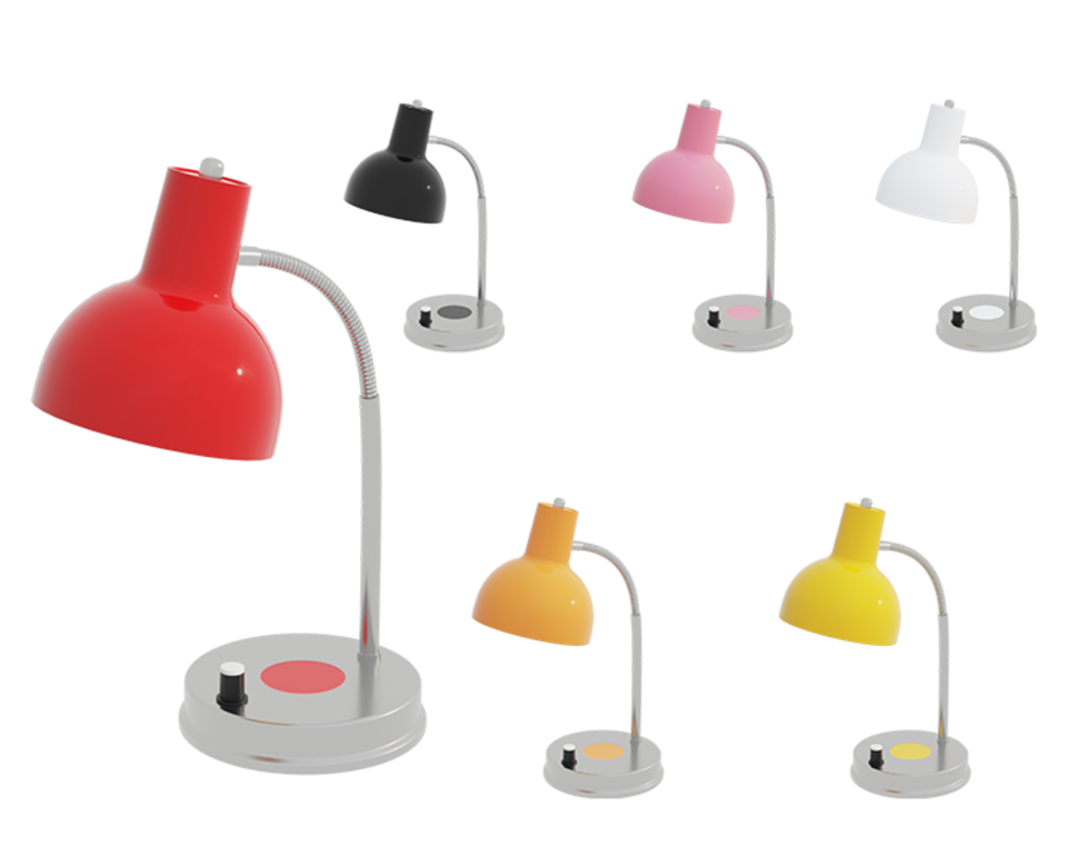 Modern Flexi-Neck Desk Lamp