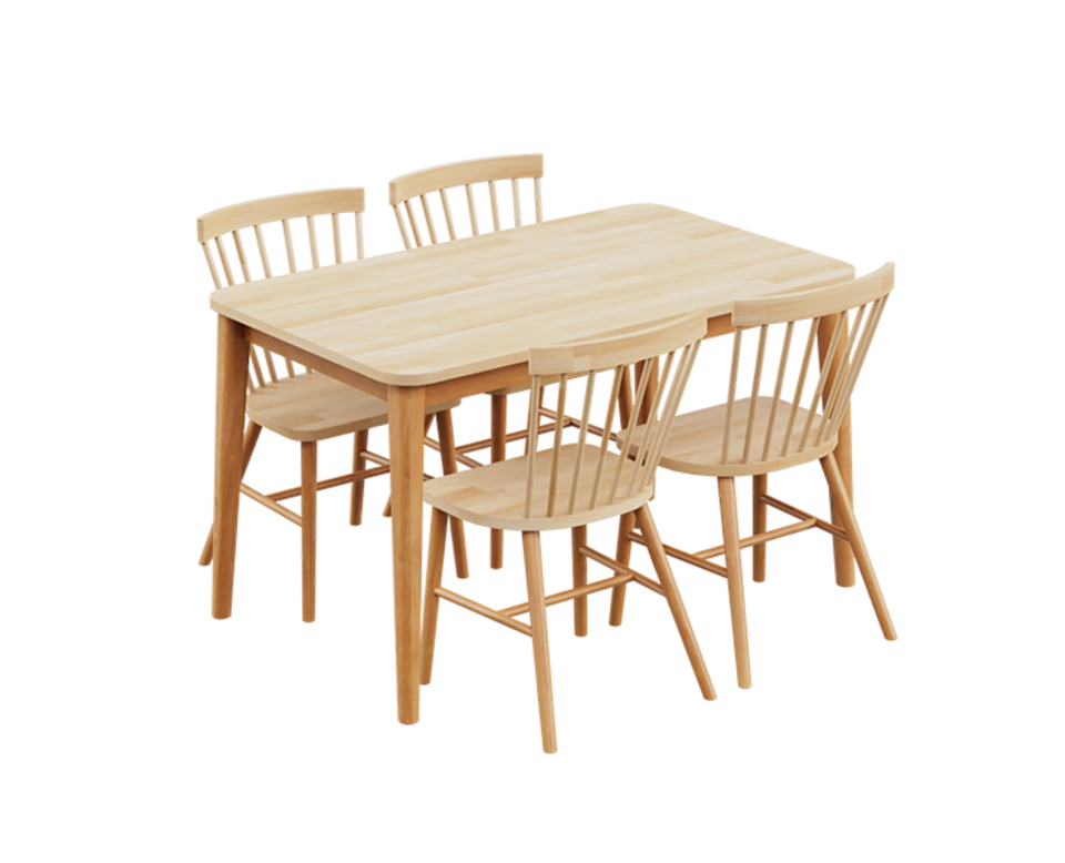 Scandinavian Simplicity Dining Set