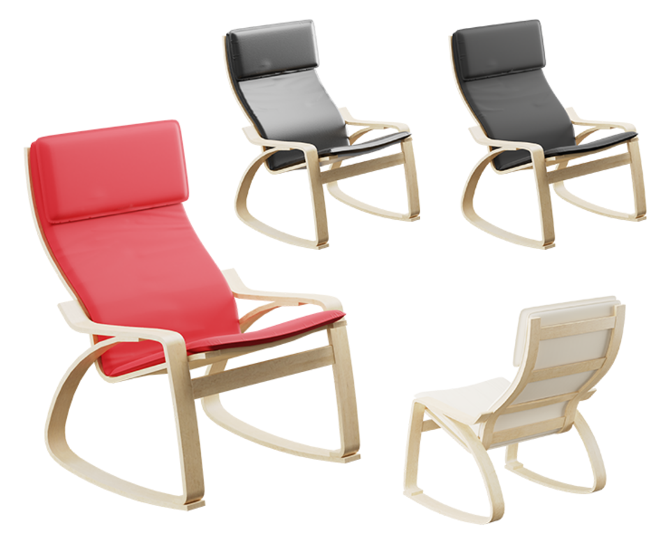 Modern Rocking Lounge Chair