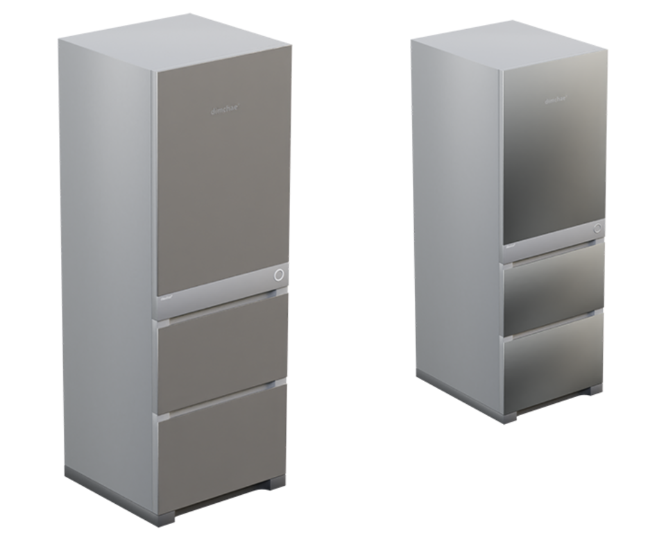 Modern Freezer Refrigerator Combo