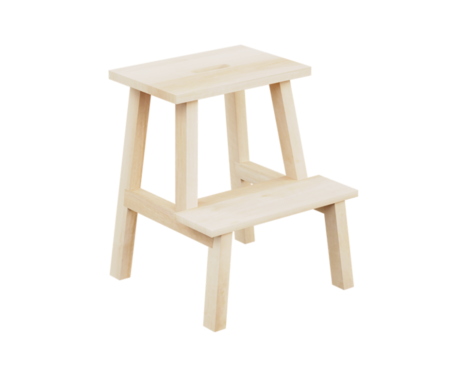 Rustic Step Stool