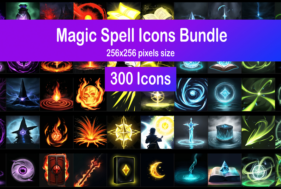 Magic Spell Icons Bundle