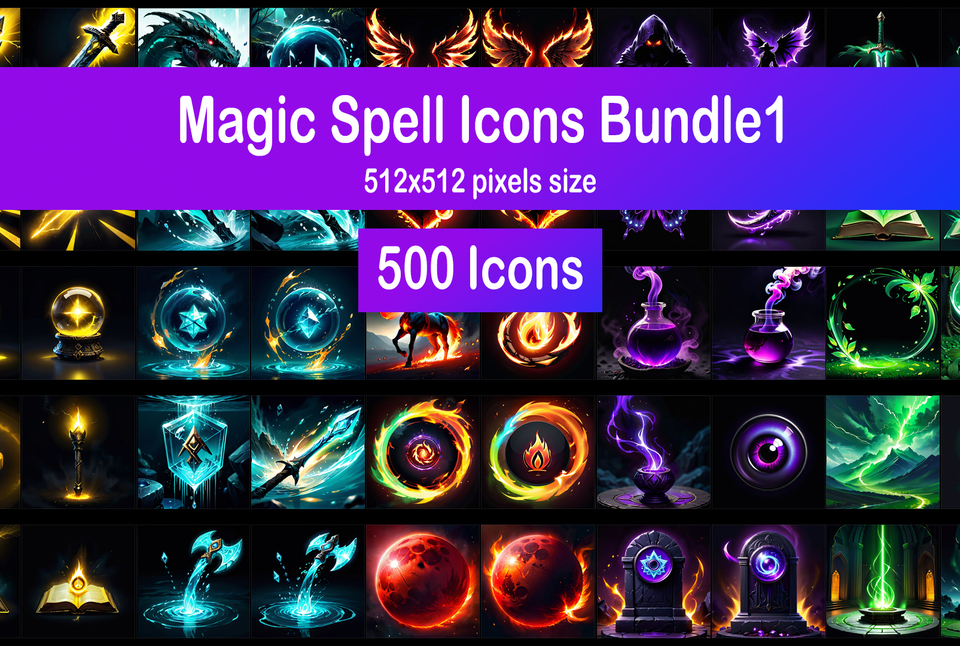 Magic Spell Icons Bundle1