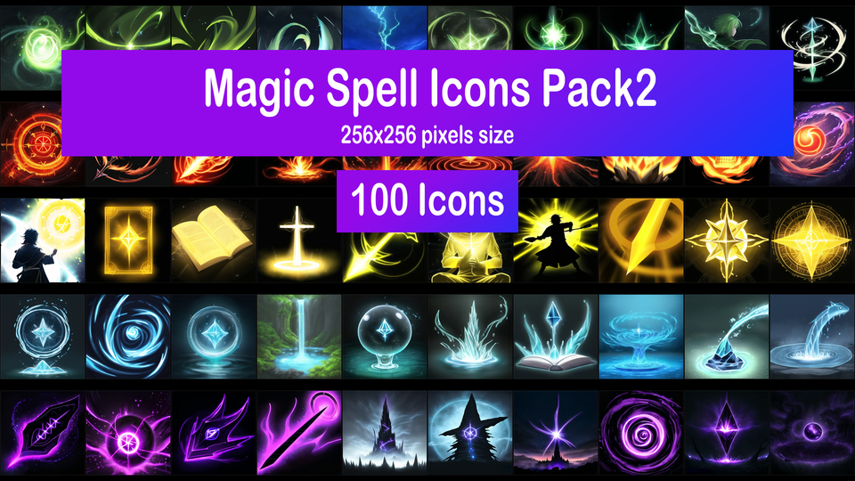 Magic Spell Icons Pack2