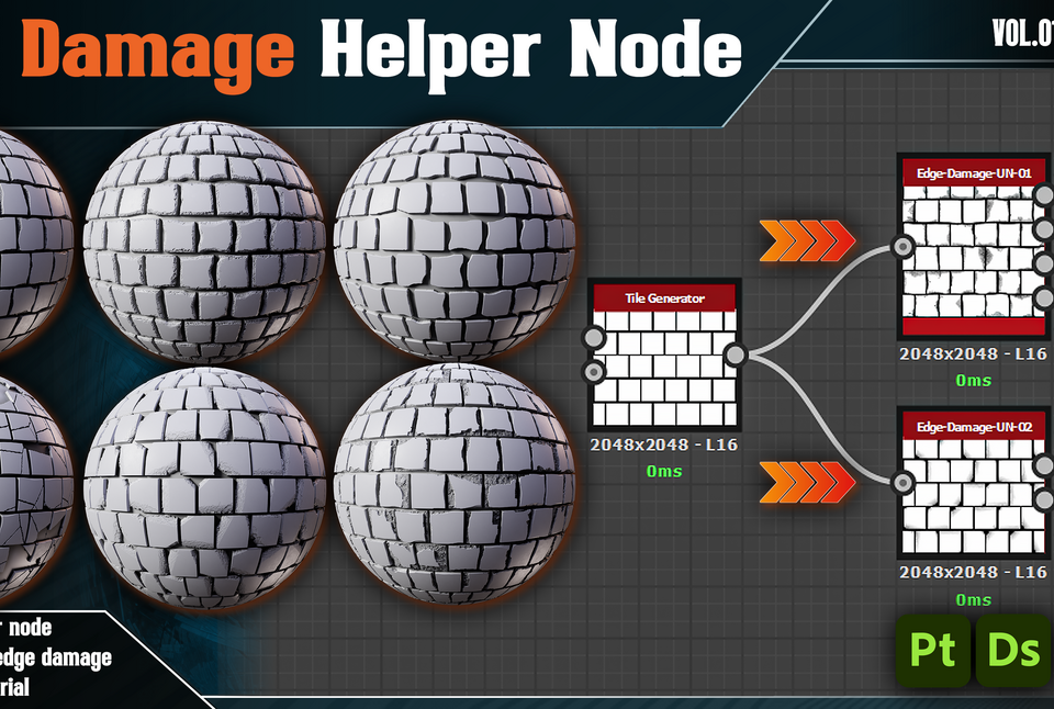 Edge Damage / Substance Utility Node - Vol.01