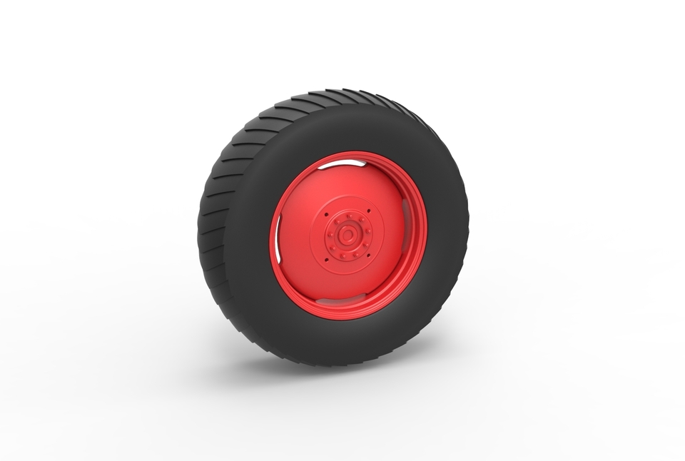 Rear wheel of Small block Pulling tractor 1:25