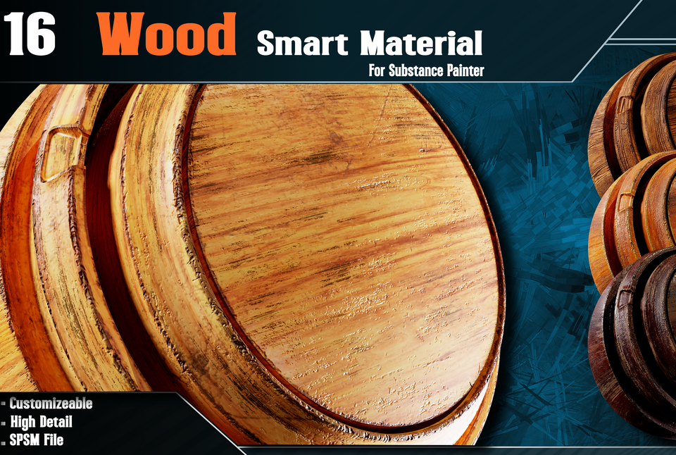 Wood Smart Materials - VOL14 (spsm file)