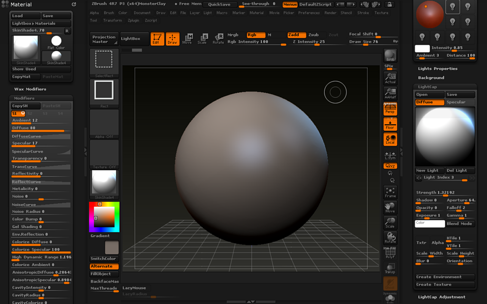"Monster Clay" ZBrush Project