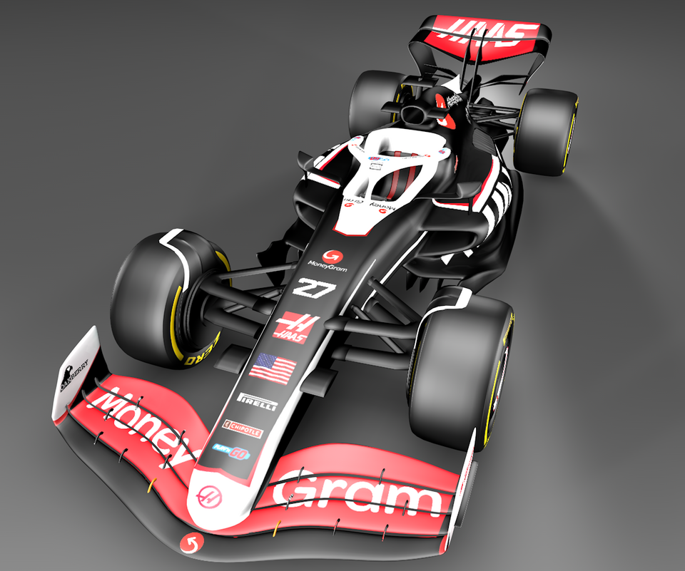 F1 Haas 2024- modele 3D