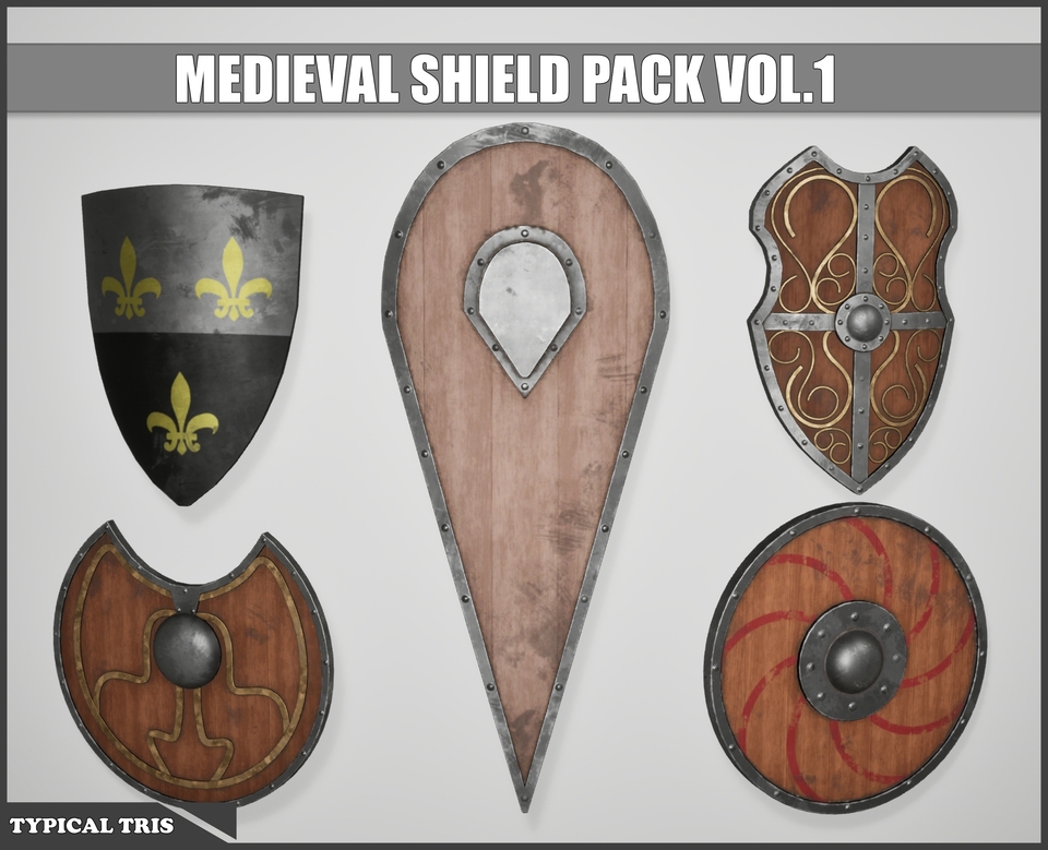 Medieval Shield Pack Vol.1