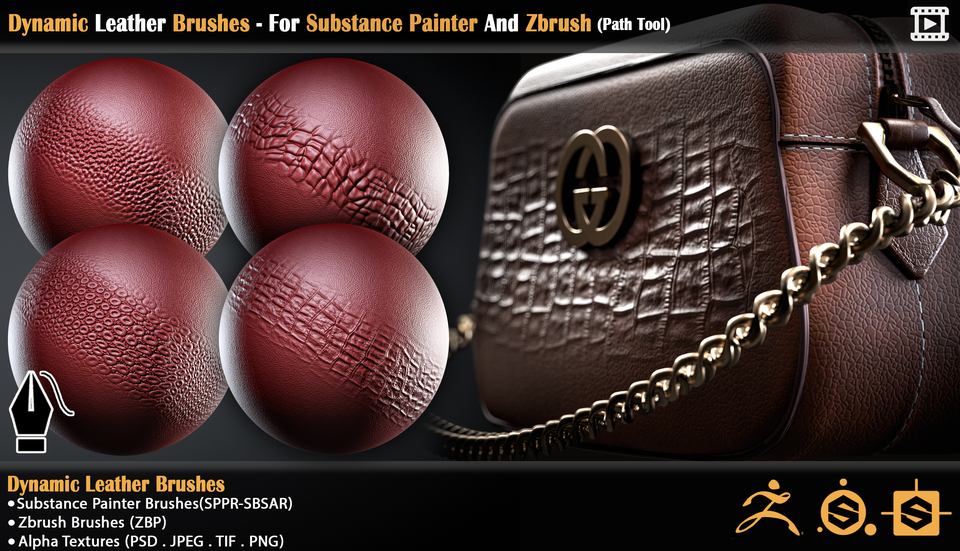 Dynamic Leather Brushes