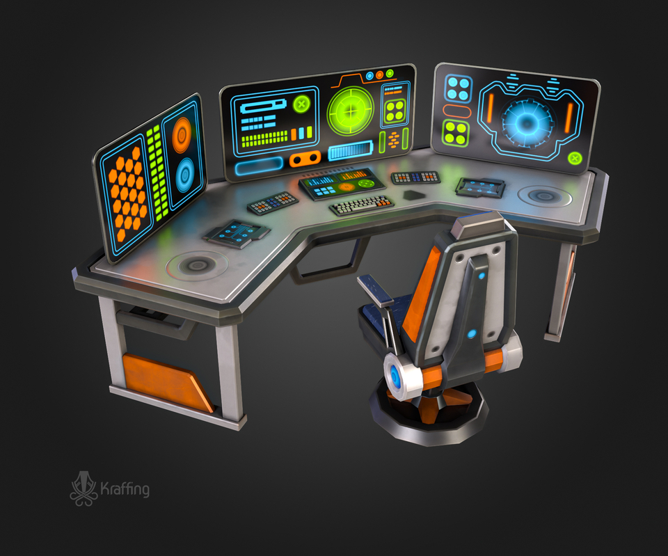 SCI_FI PC Desk