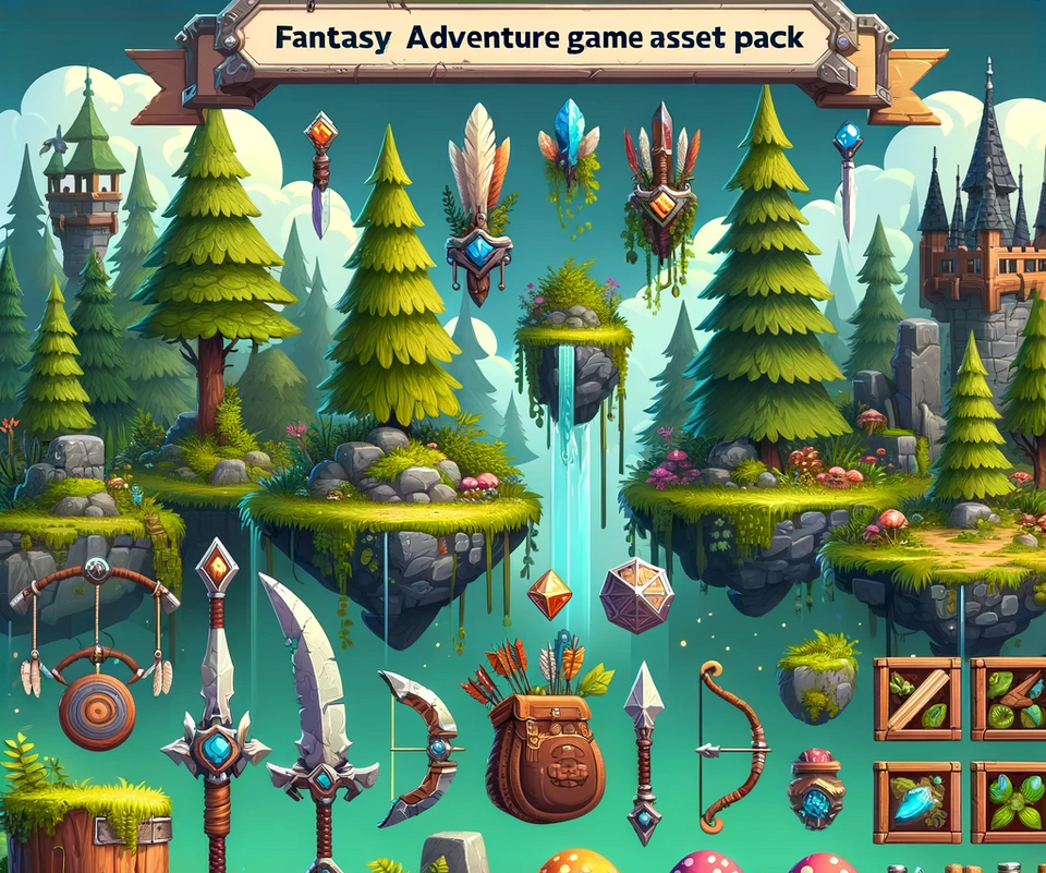 Fantasy Adventure Game Asset Pack