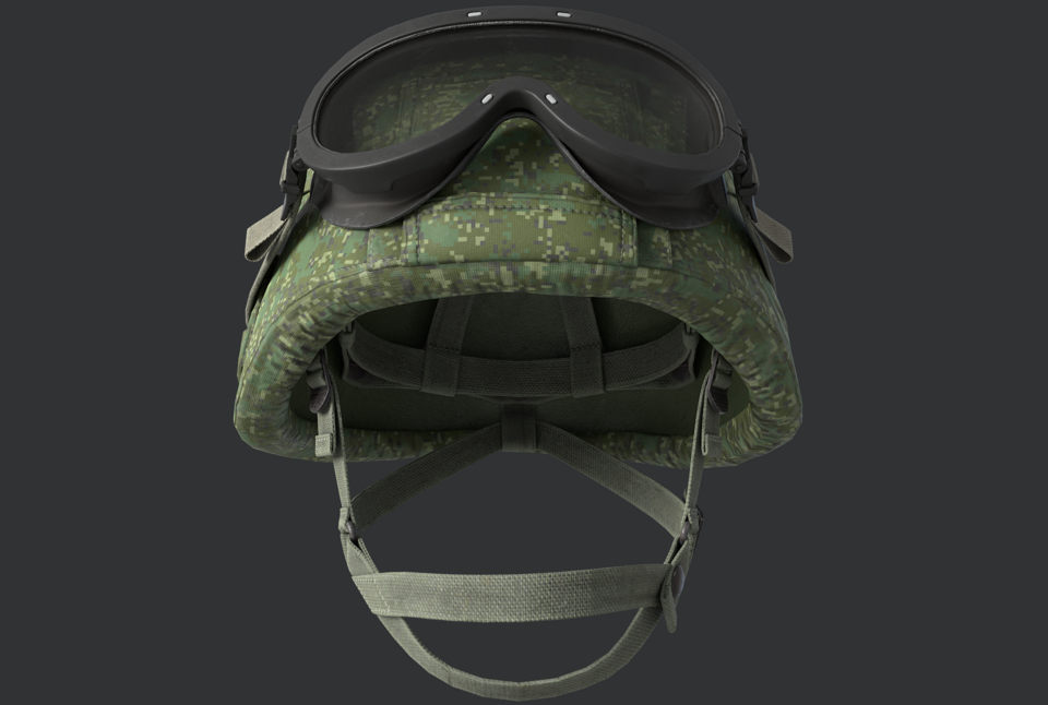 Trooper helmet 6B47 with armored goggles 6B50