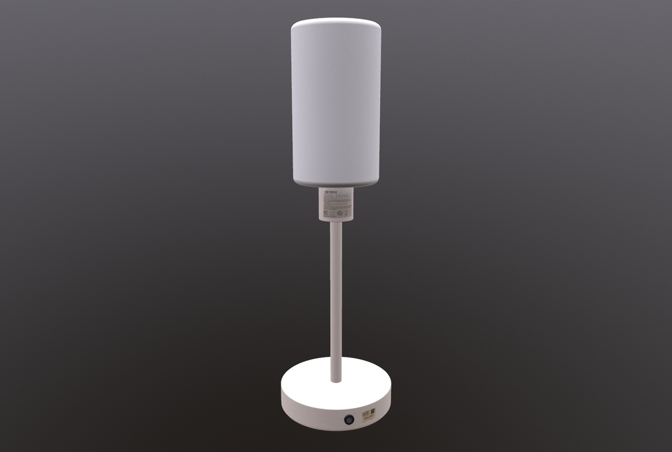Portable Desk LED Lamp 3D Model