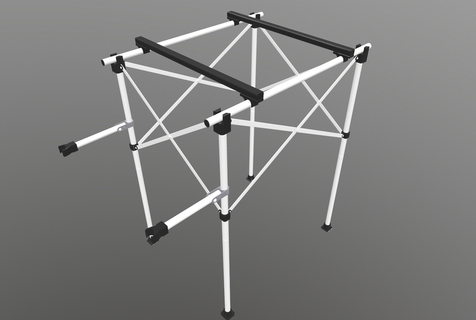 Outdoor portable folding 3D Model