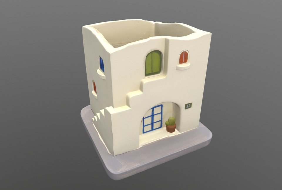 ARCHITECTURE CLAY hOUSE 3D Model