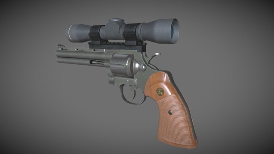 Python Revolver 6 -Telescopic Sight