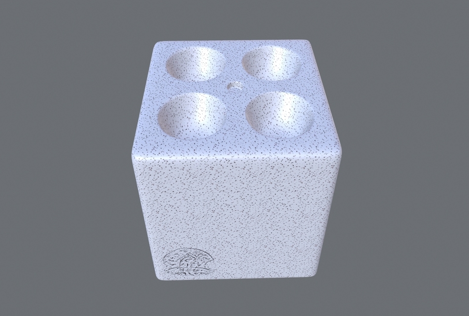 Vials Blocks 3D Model