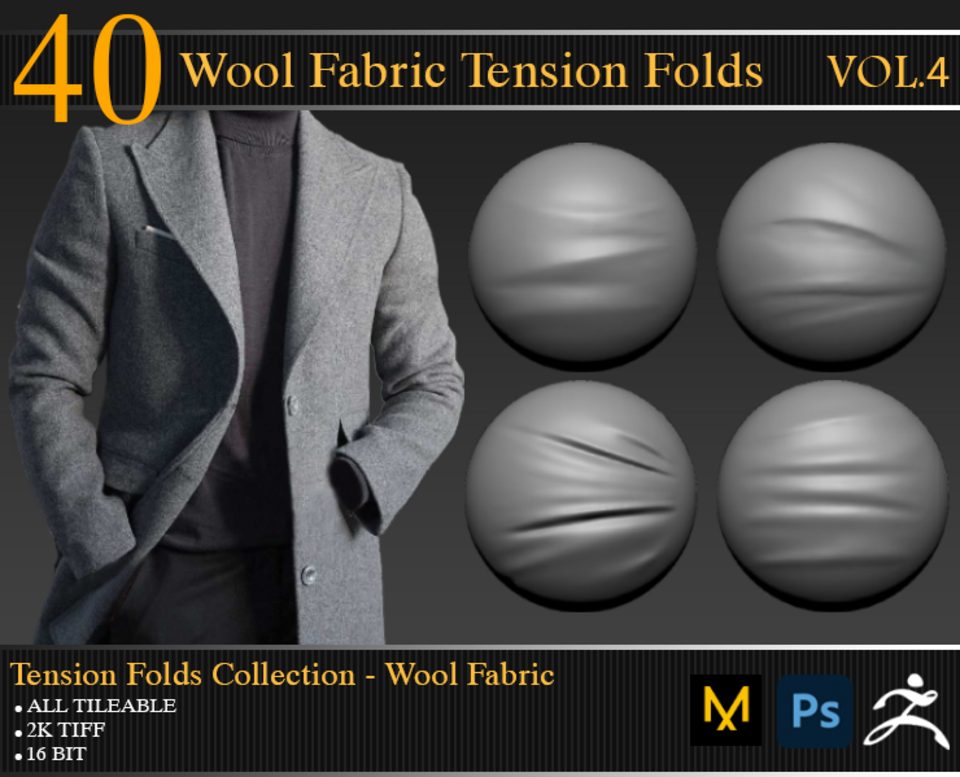 40 Wool Tension Folds Collection_VOL.04