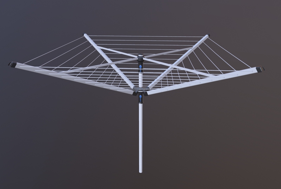 Rotary Drying Rack 3D Model