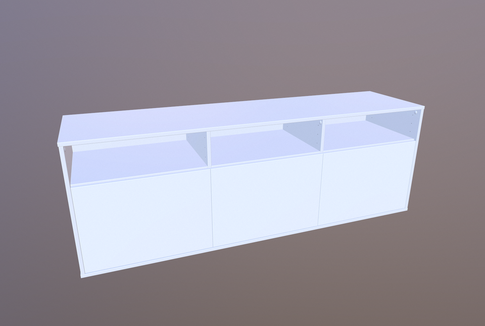 Wooden Rack 3D Model
