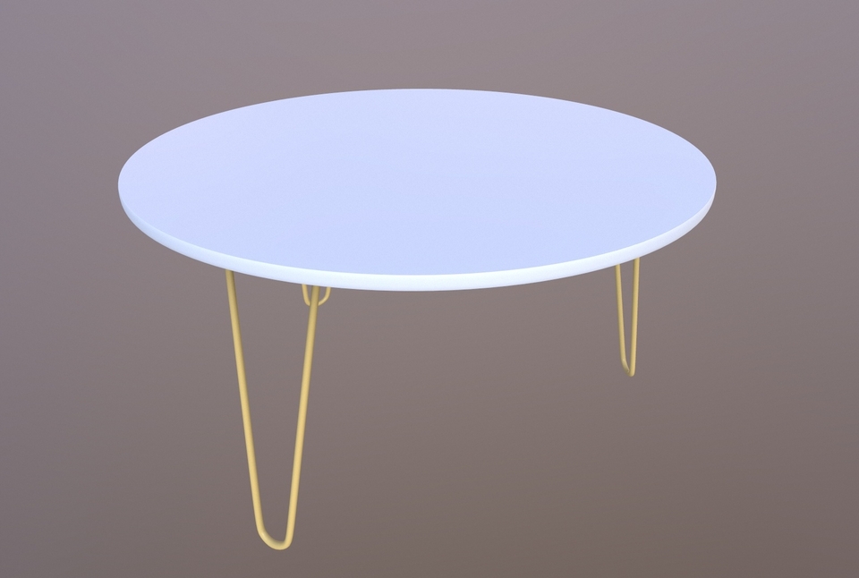 Round Table 3D Model