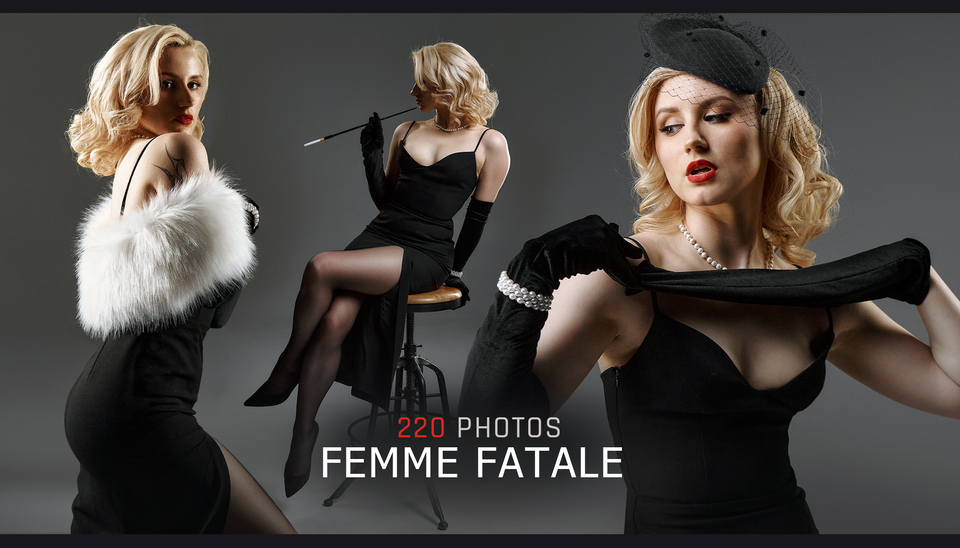 Femme Fatale Noir Vintage Style | Reference Pack