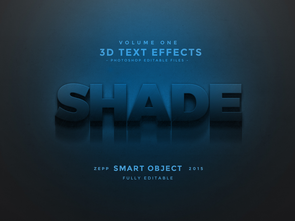 Share PSD fully editable text effect.