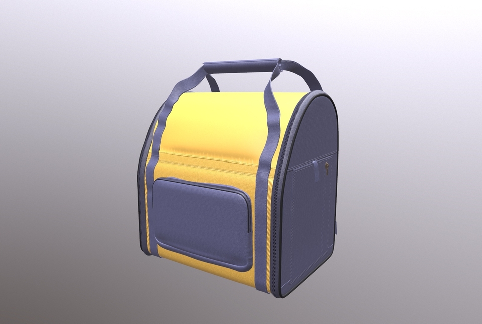 Pet Backpack Carrier.mb 3D Model