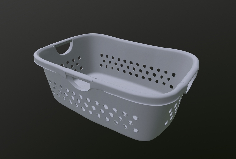 Laundry Basket 3D Model