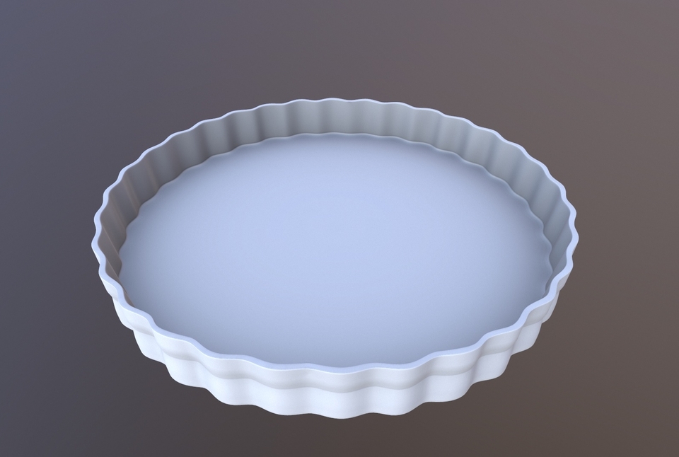 Pie Pan 3D Model